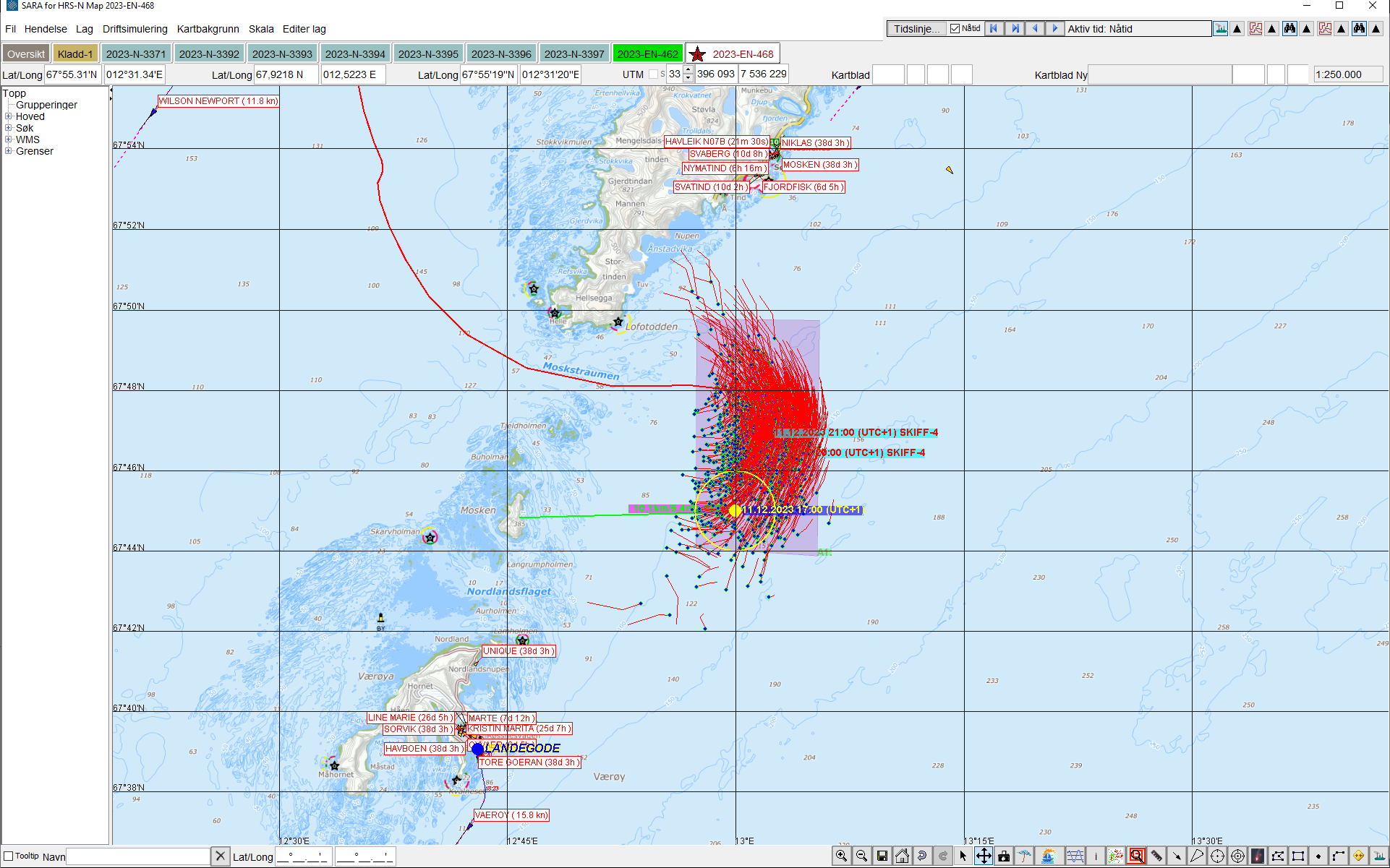 SARA (Search And Rescue Application) - Norce